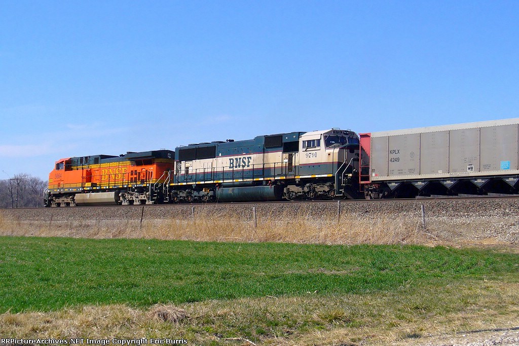 BNSF empty coal train